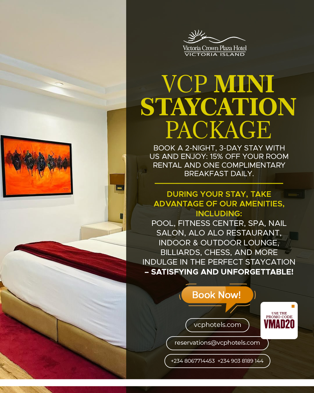 Vcp Hotel – Victoria Crown Plaza Hotel
